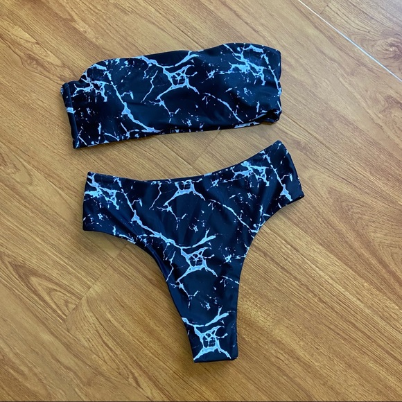 Zaful | Swim | Bandeau High Rise Bikini | Poshmark